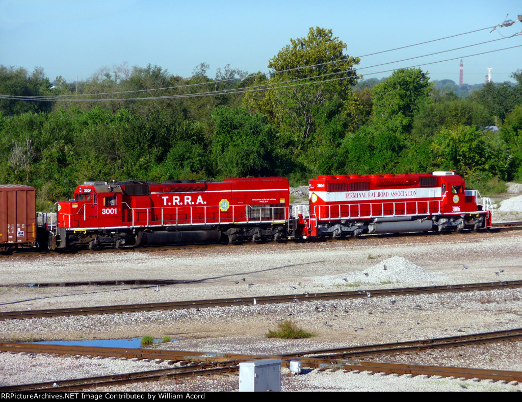 TRRA 3001 & TRRA 3006 Hump Yard Engines At Work In TRRA Hump Yard